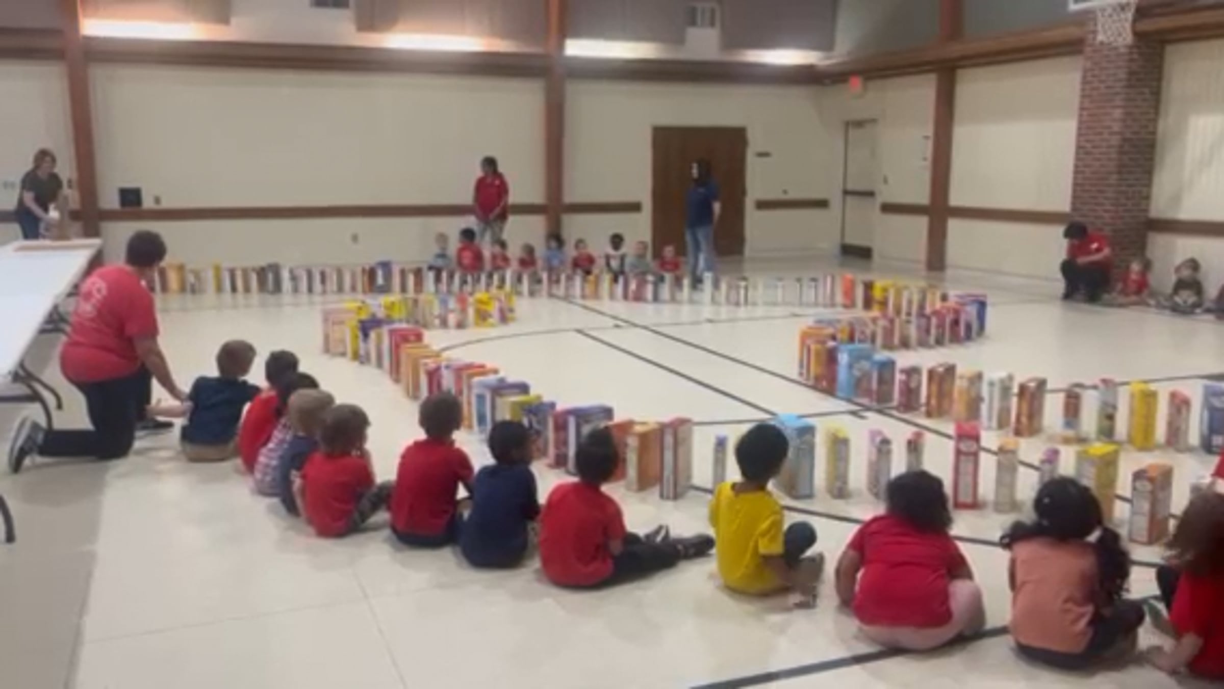 My Friends and Me Cereal Box Domino Challenge