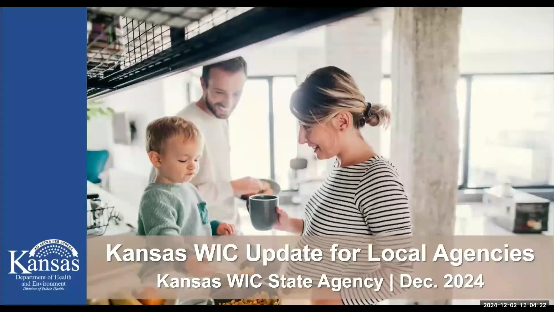 Kansas WIC Update for Local Agencies December 2024