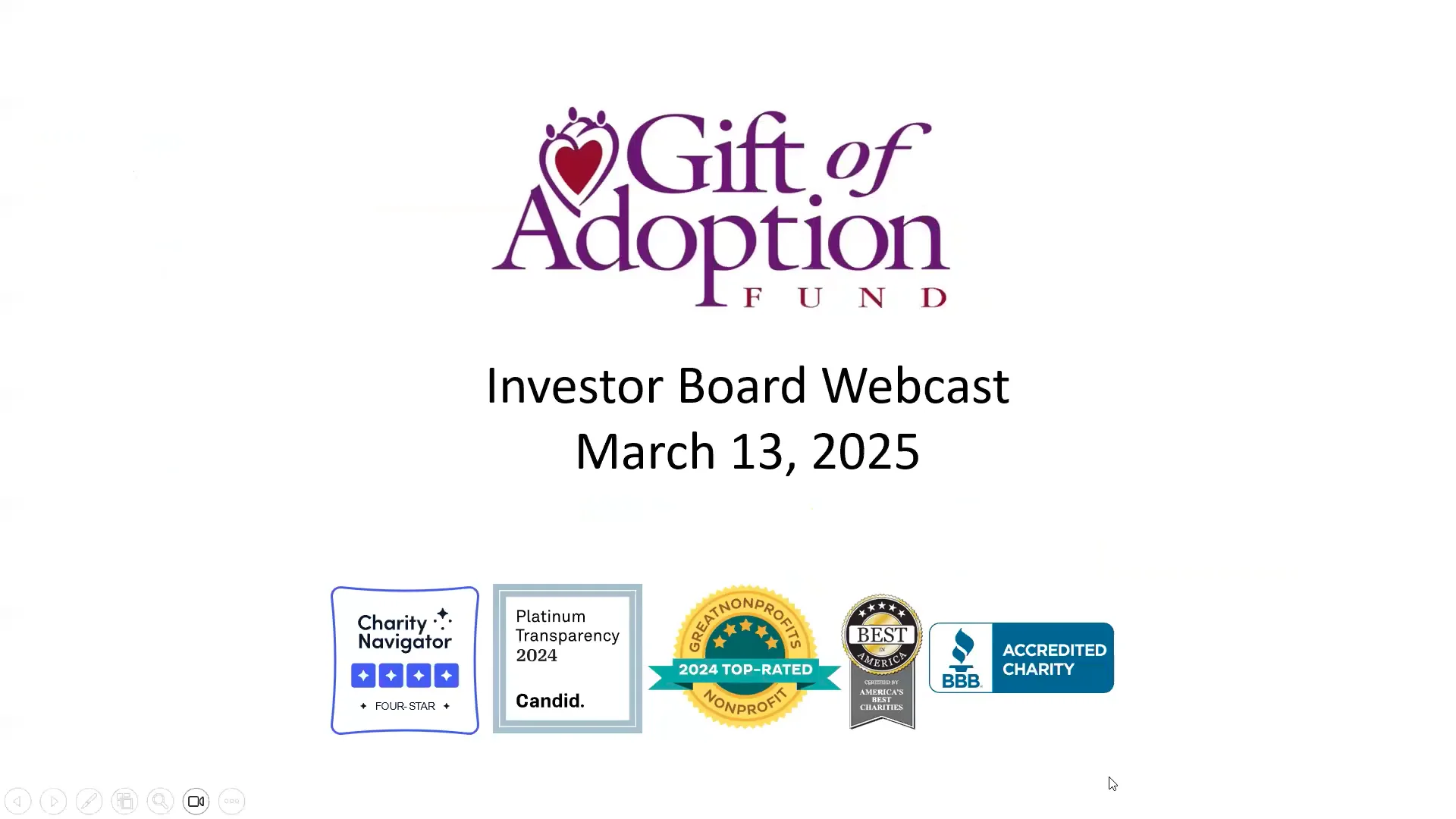 Investor Board Webcast 2025