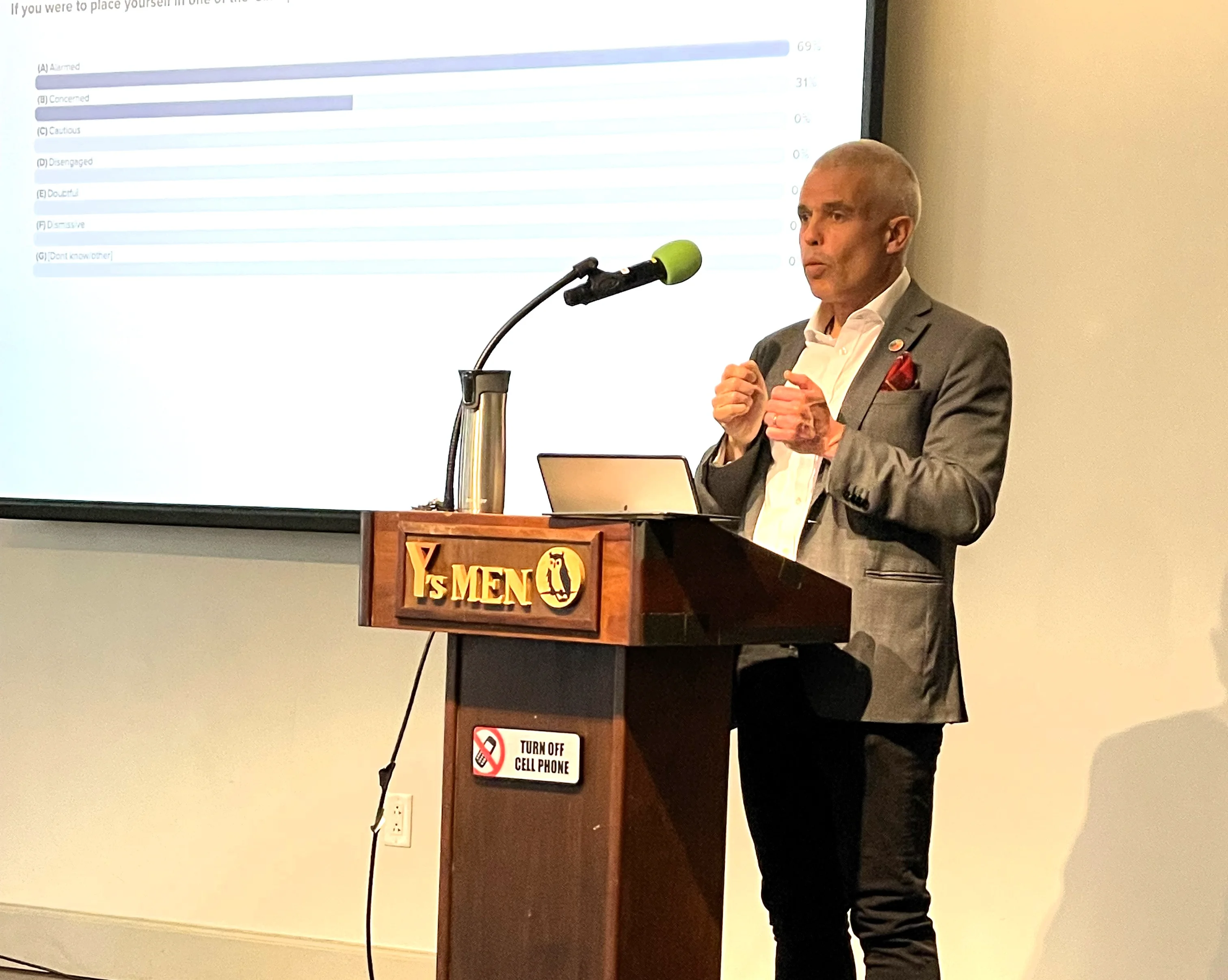 Peter Boyd Speaks to the Y's Men