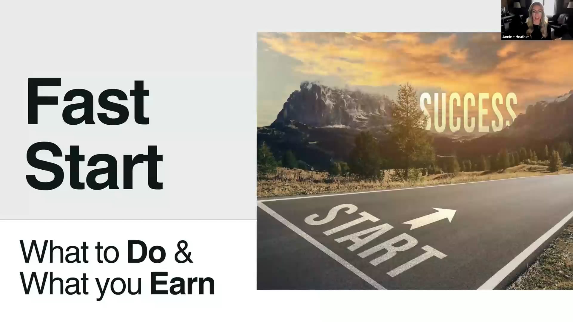 The Fast Start Program: What to do, and what you earn!