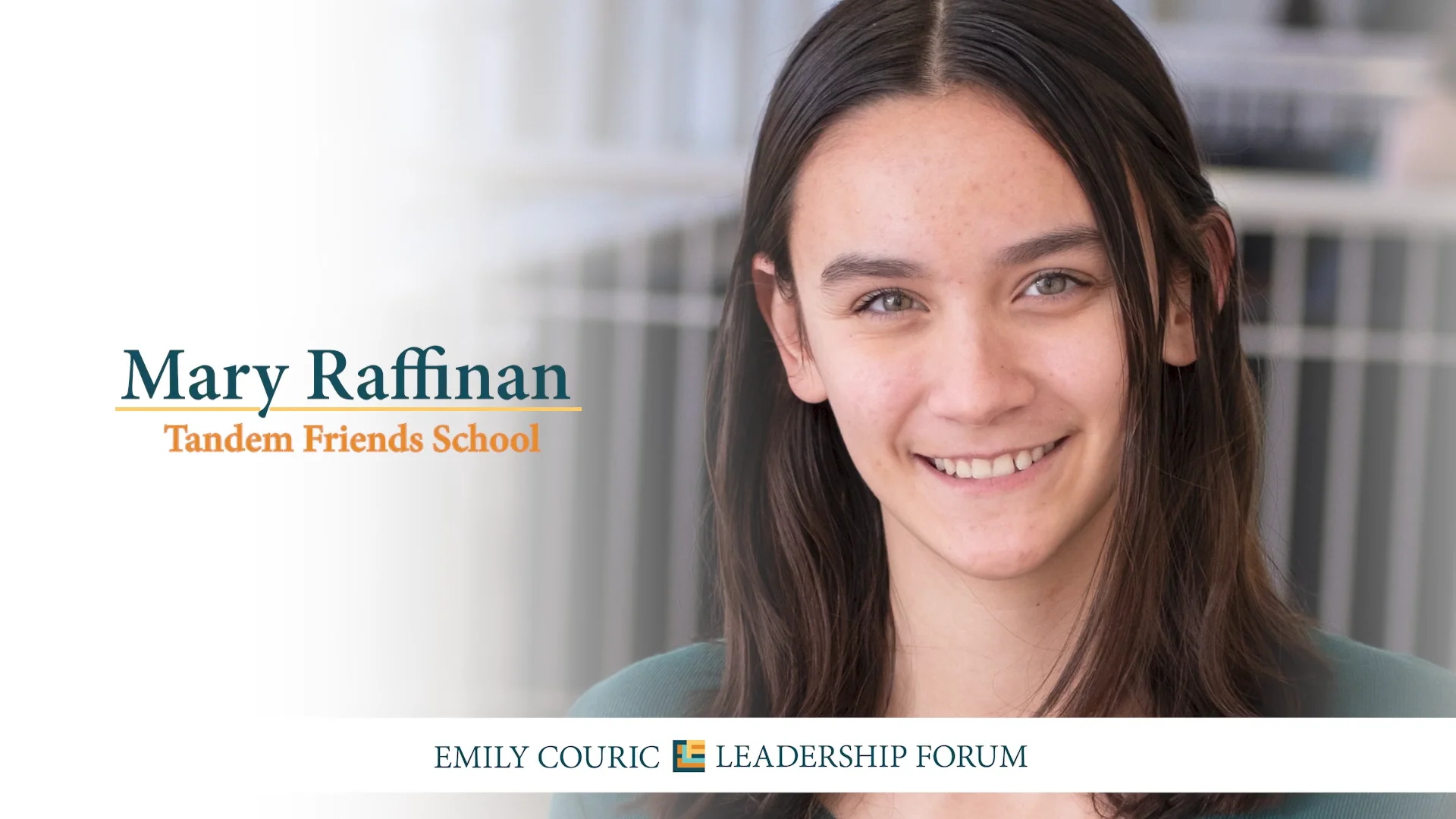 Mary Raffinan - Tandem Friends School