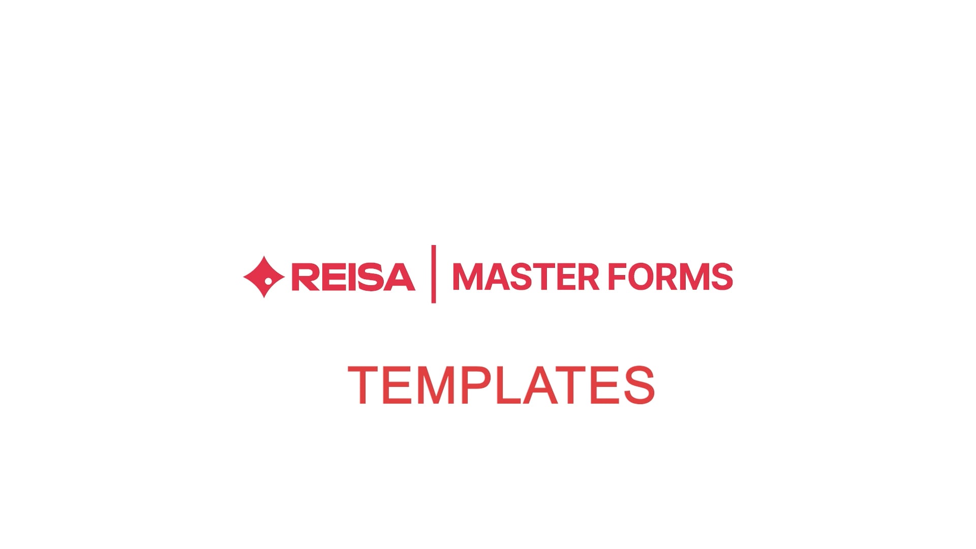 REISA Master Forms - Templates | Videos & Movies on Vimeo