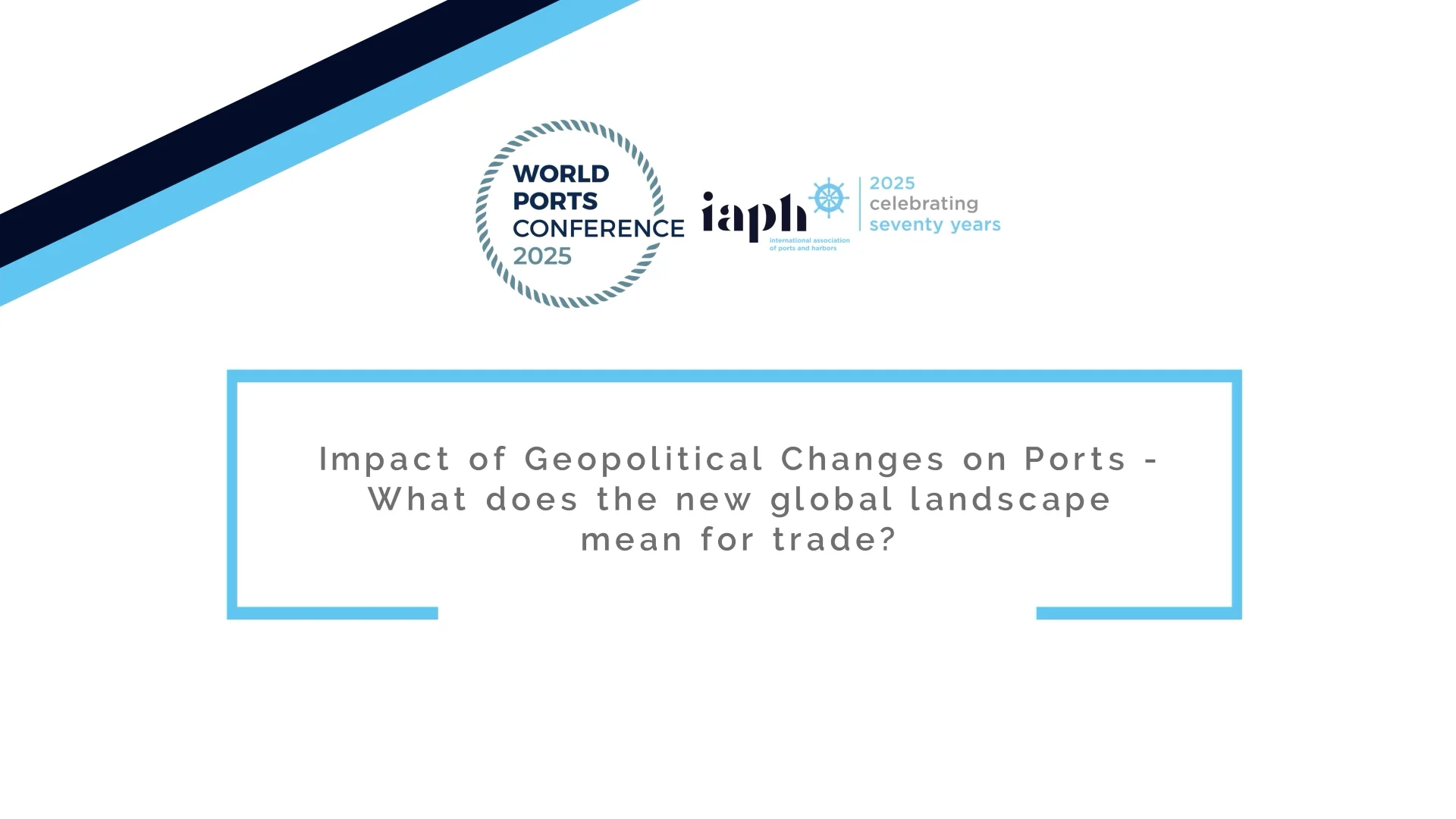 IAPH - Mercator Media Webinar 12 March 2025 with Patrick Verhoeven and ...