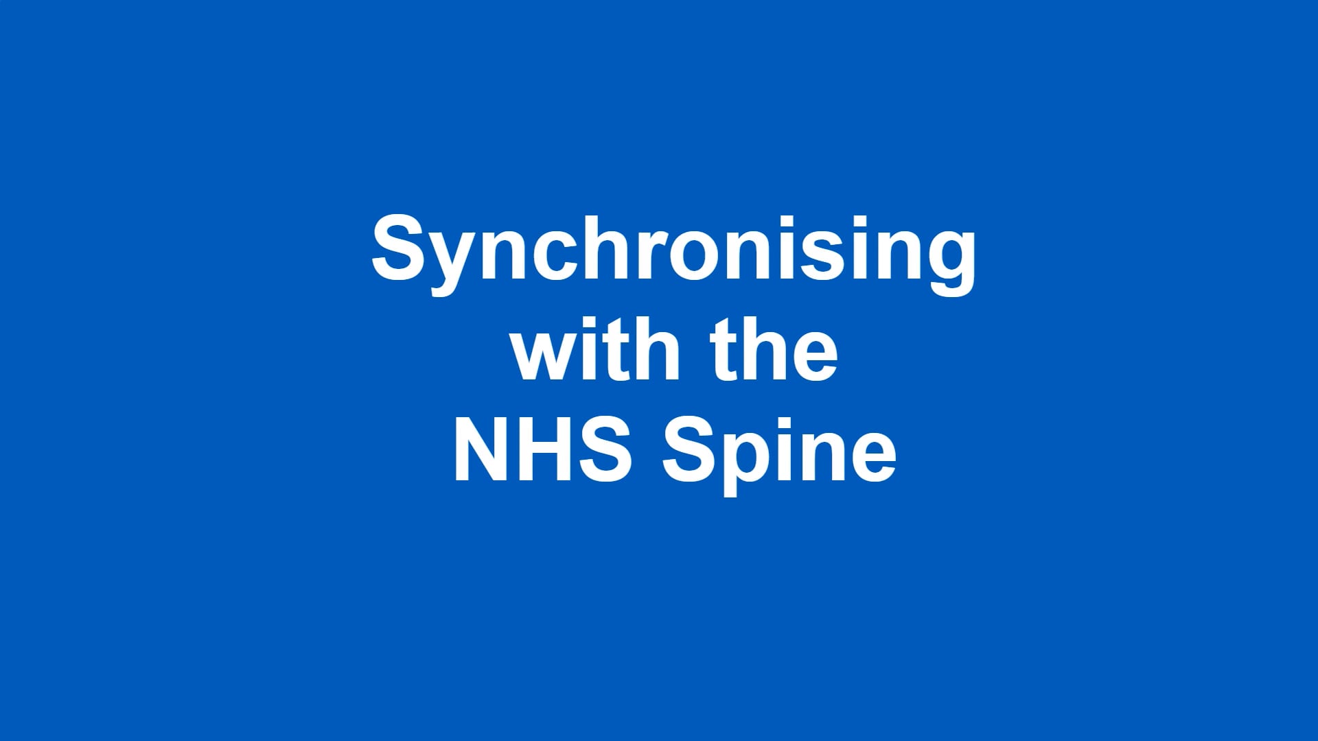 Synchronising in Rio