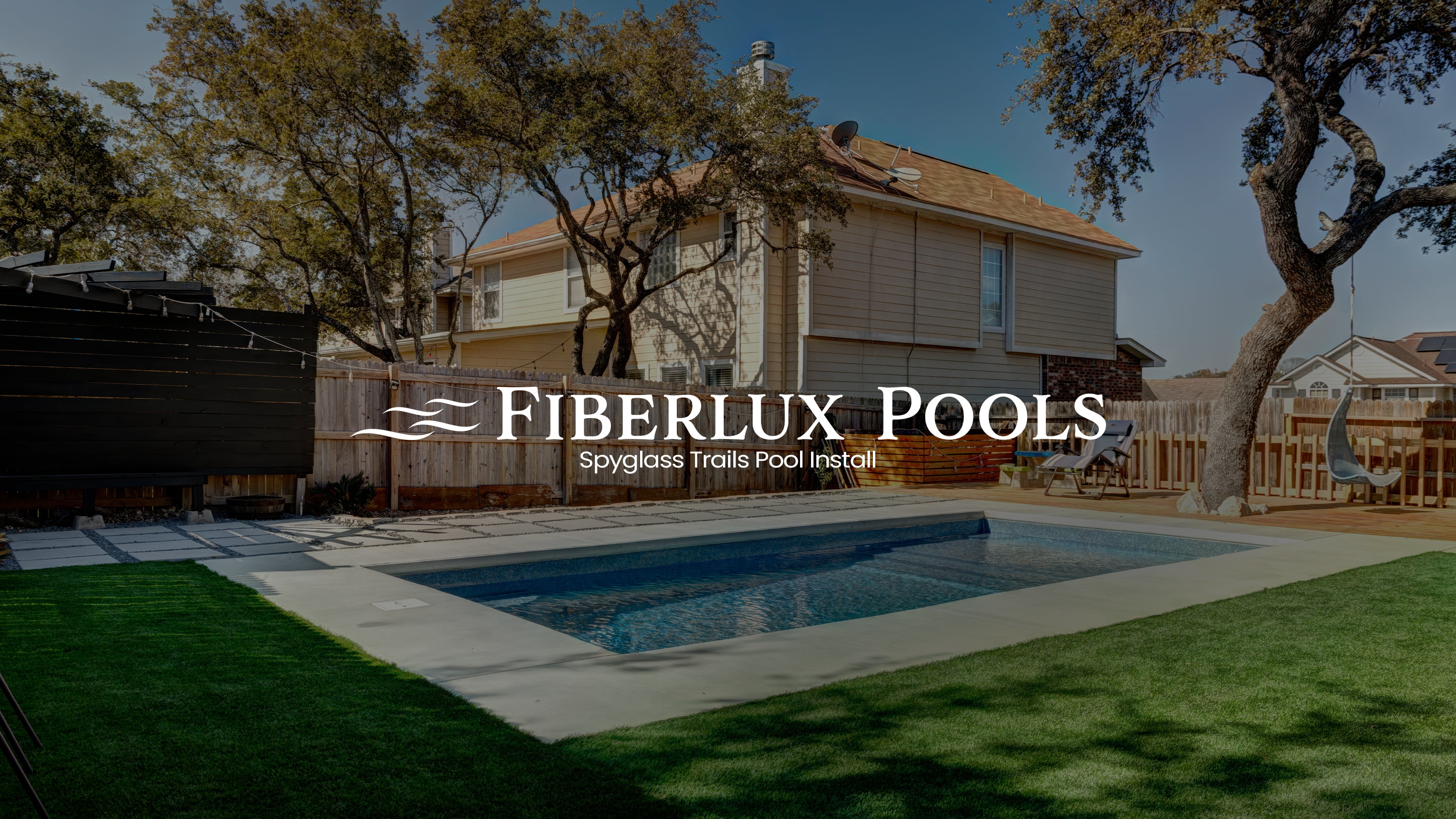 Fiberlux Pools Full Install Spyglass Trails San Antonio TX