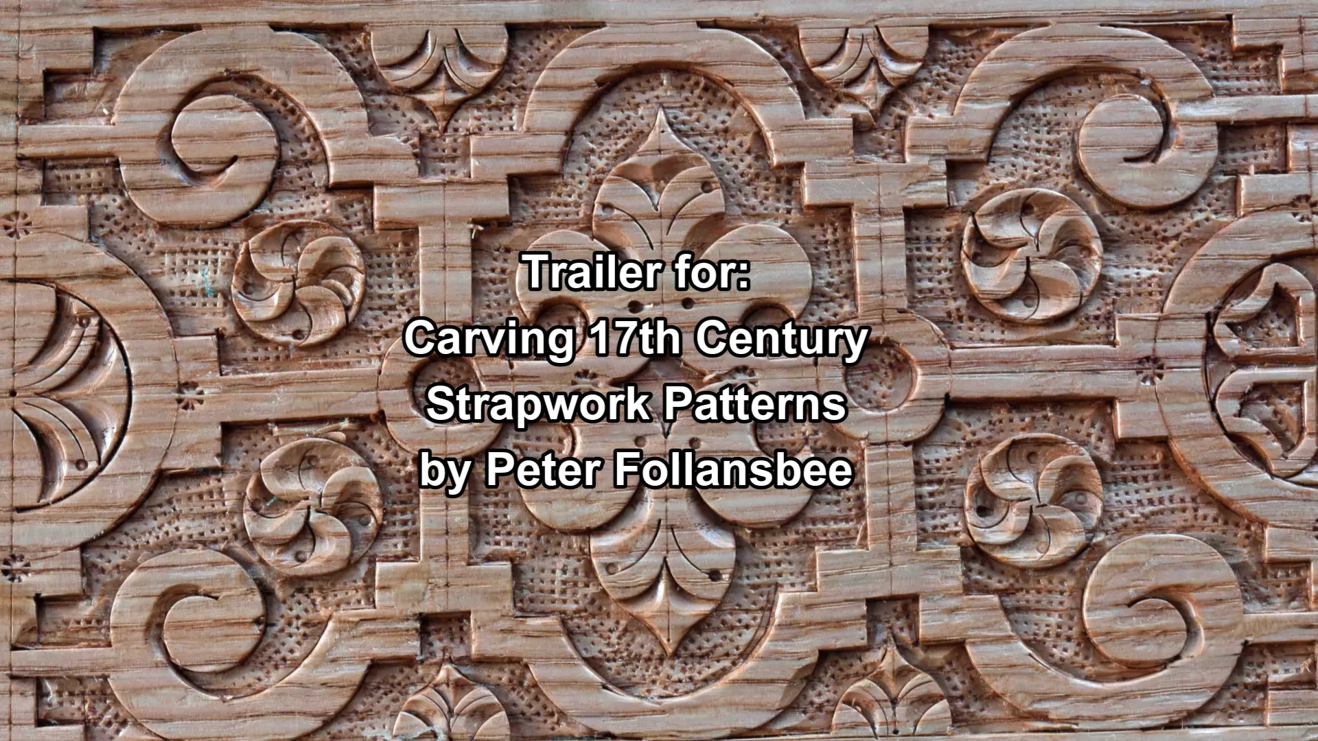 Watch Carving 17th-Century Strapwork Patterns Online | Vimeo On Demand ...