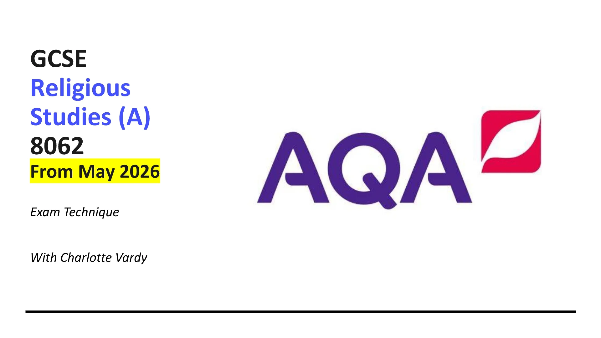 AQA GCSE Exam Technique 2026