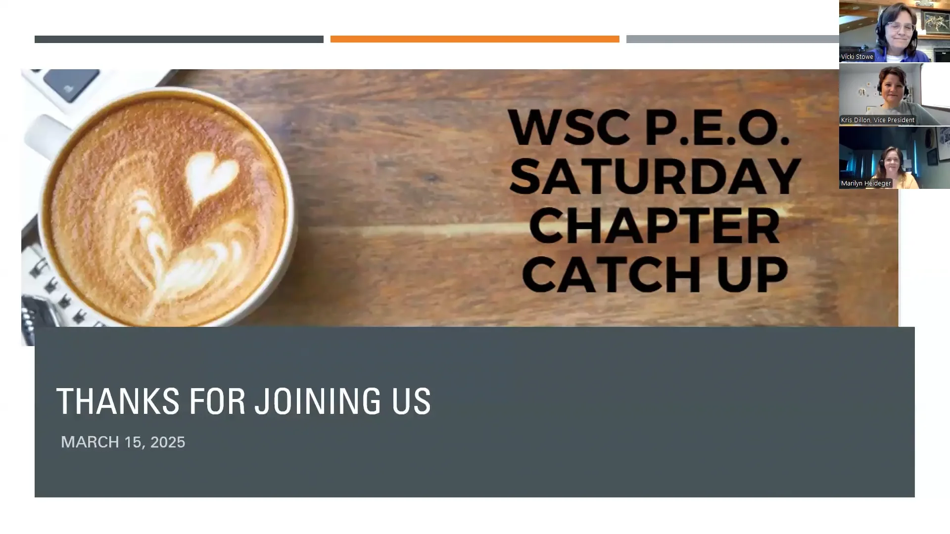 WSC P.E.O. CCU 3-15-2025