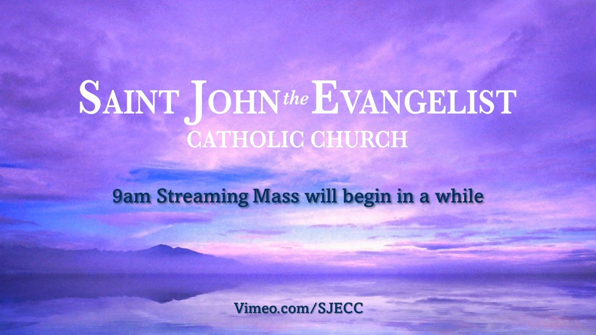 The Second Sunday of Lent Mass at 9:00 and 11:00