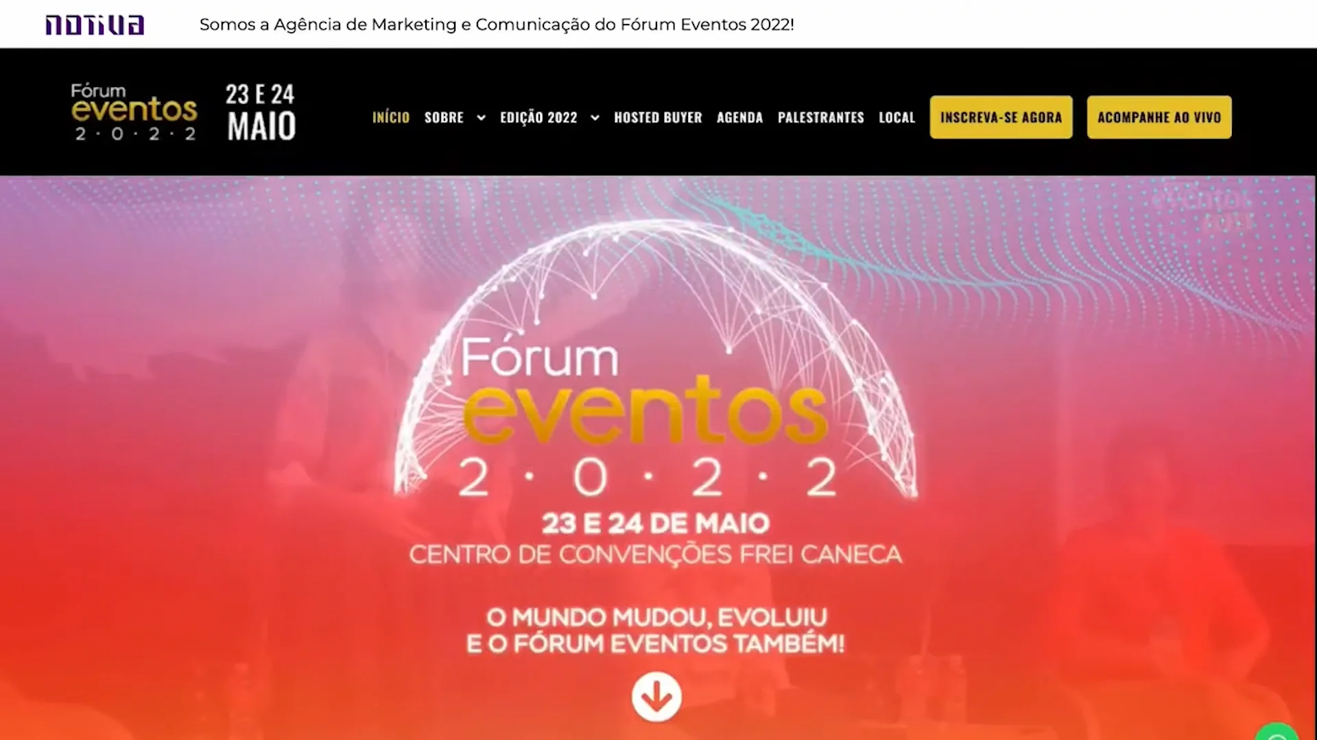 Notiva - Agencia de Marketing - Fórum Eventos 2022