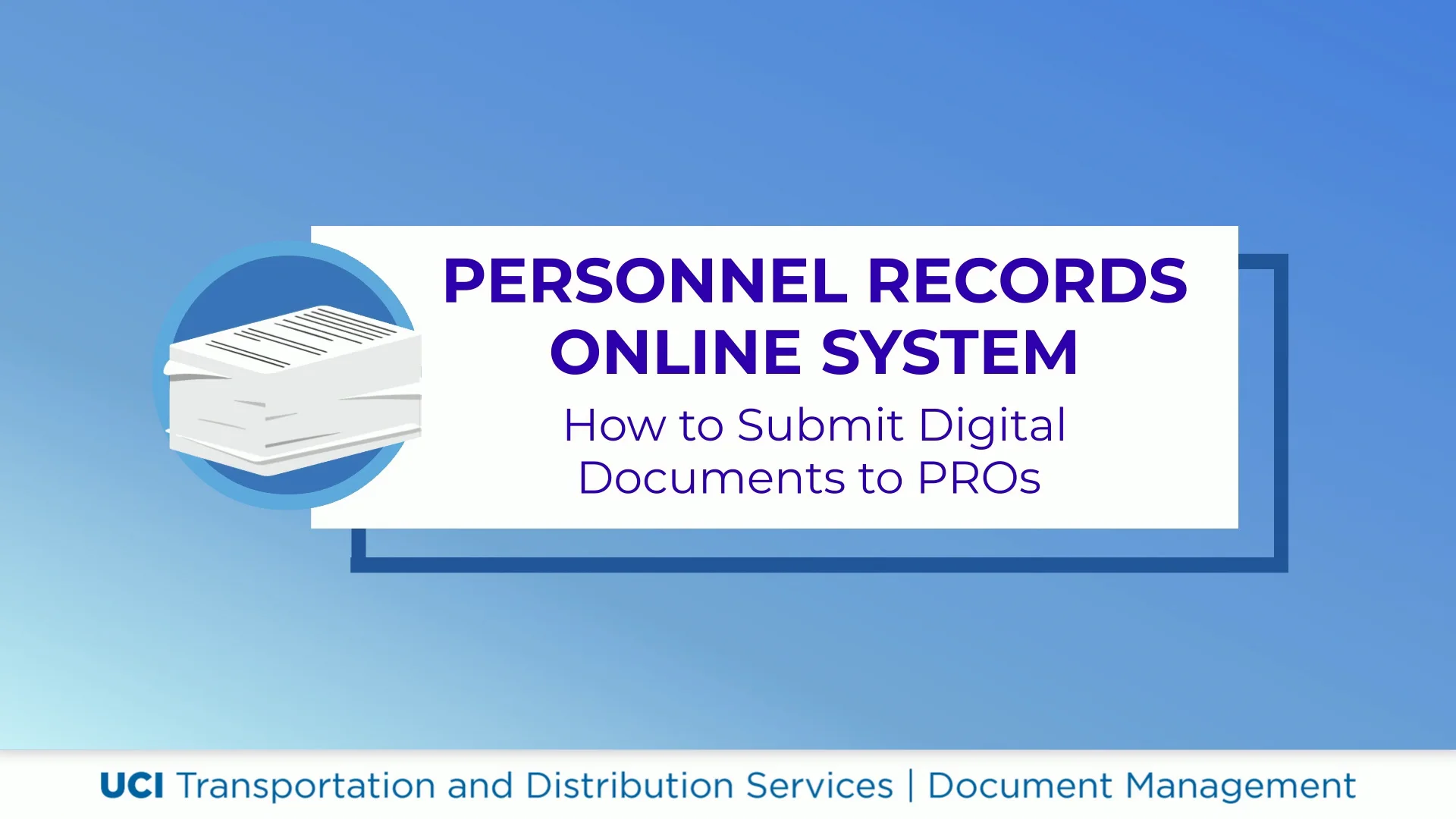 PROs: How To Submit Digital Documents