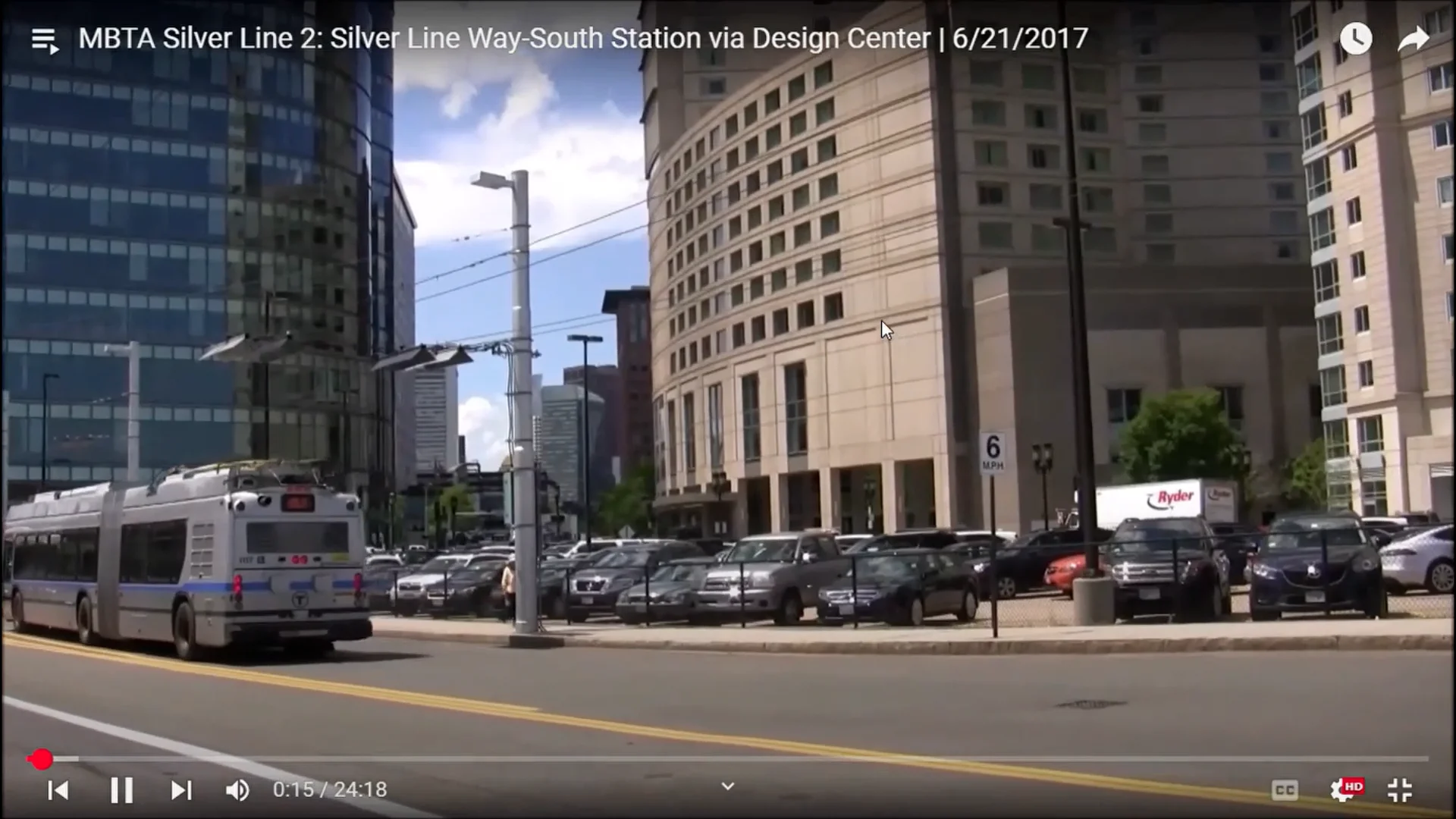 MBTA SILVER LINE SHOW Tales of Boston 2 Episode 4 - MBTA XE60 1298 ride ...