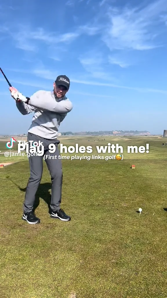 Jamie Golf Plays 9 holes at Felixstowe Ferry Golf