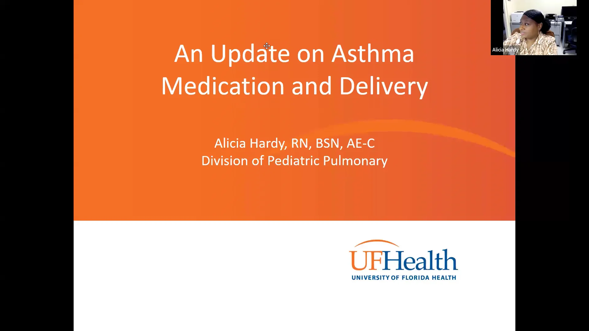2025 UF PPC Educational Webinar Series: An Update on Asthma Medication ...