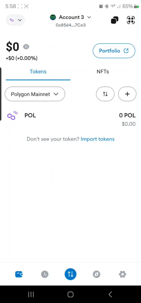 metamask mobile wallet setup