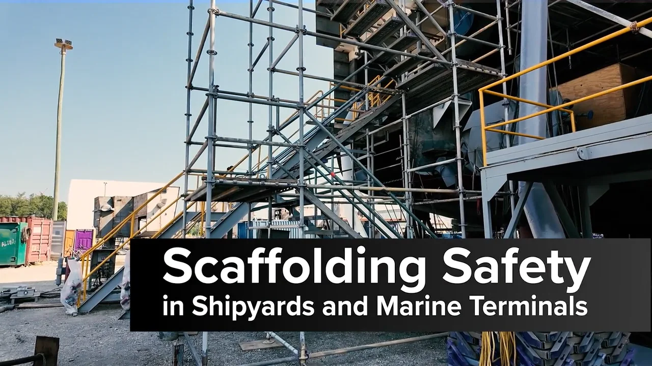 Watch Scaffolding Safety in Shipyards and Marine Terminals Online ...