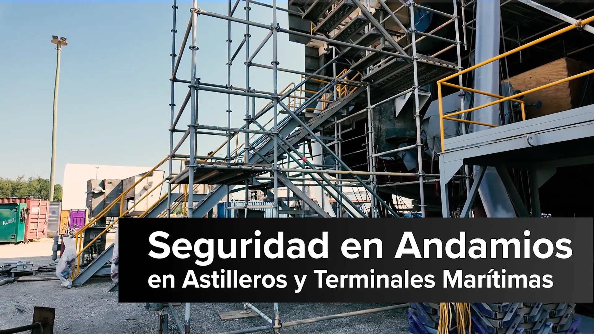Watch Scaffolding Safety in Shipyards and Marine Terminals (Spanish ...