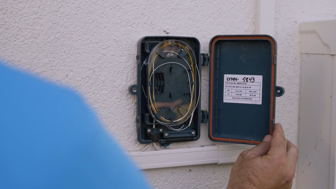 General Blue Stream Fiber Installation Process