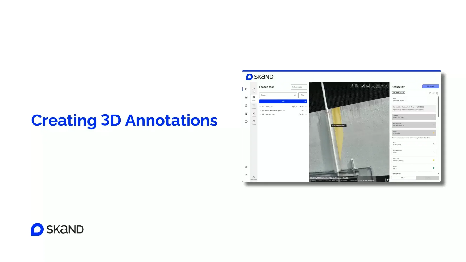 SKAND – Creating 3D Annotations
