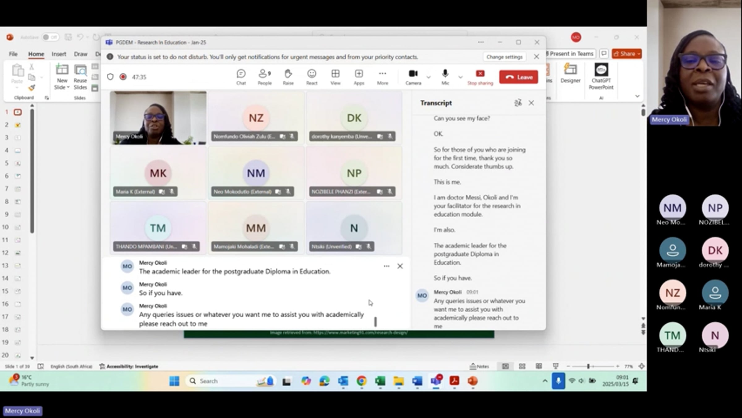 PGDEM - Research In Education - Jan-25 - Webinar 2