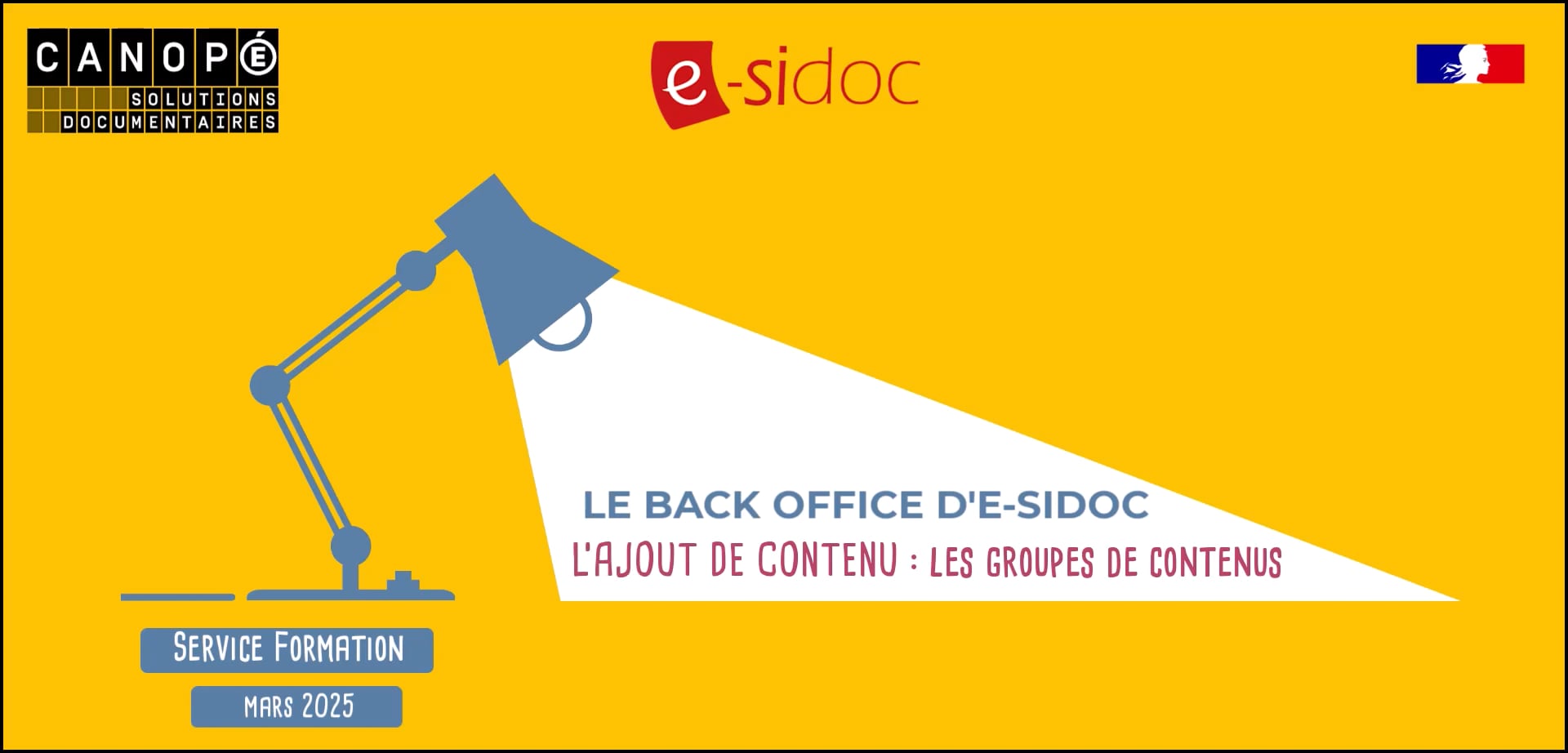 e-sidoc - Les groupes de contenus on Vimeo
