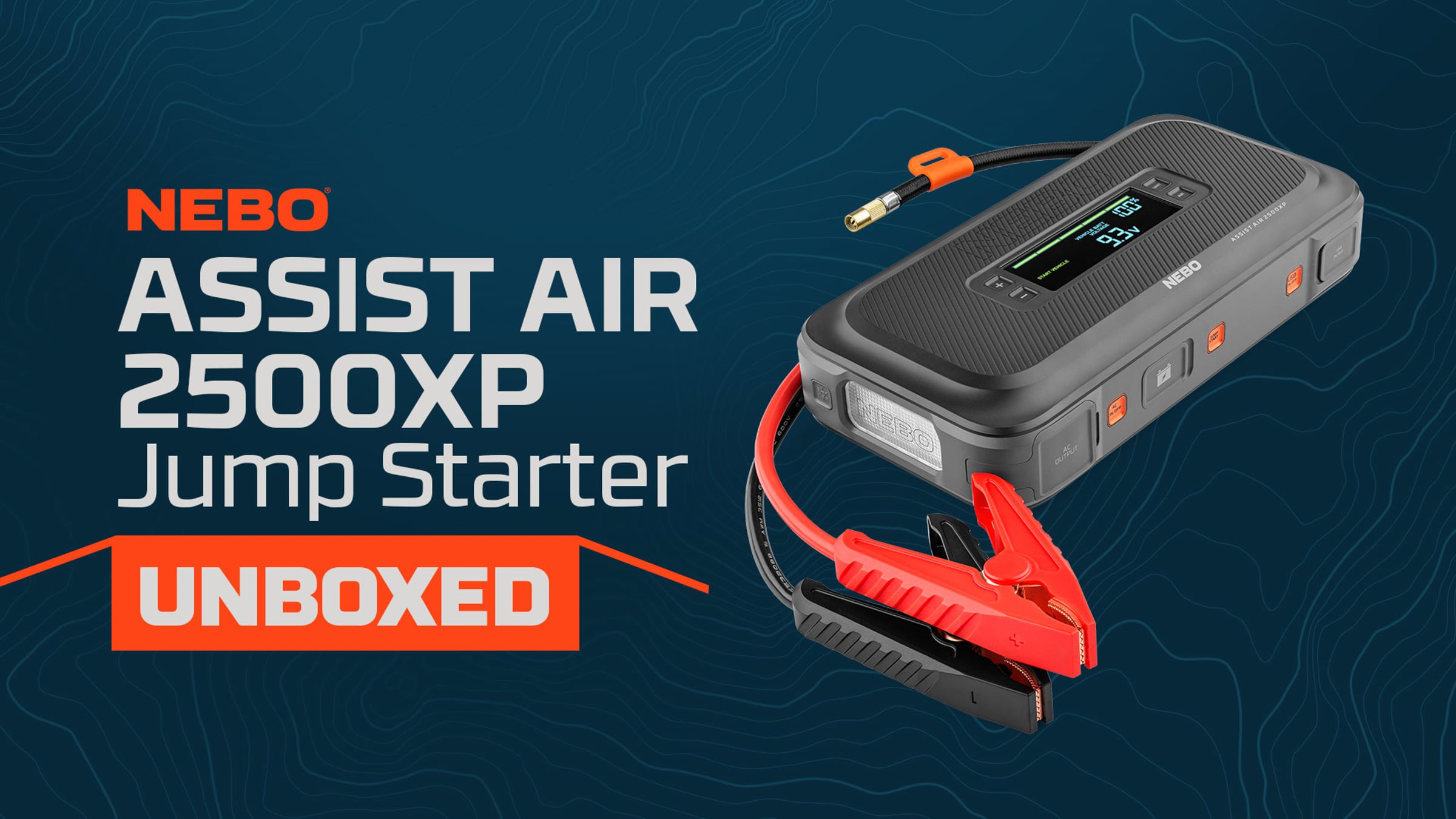 NEBO UNBOXED | Assist Air 2500XP Jump-Starter & Air Compressor | Videos ...