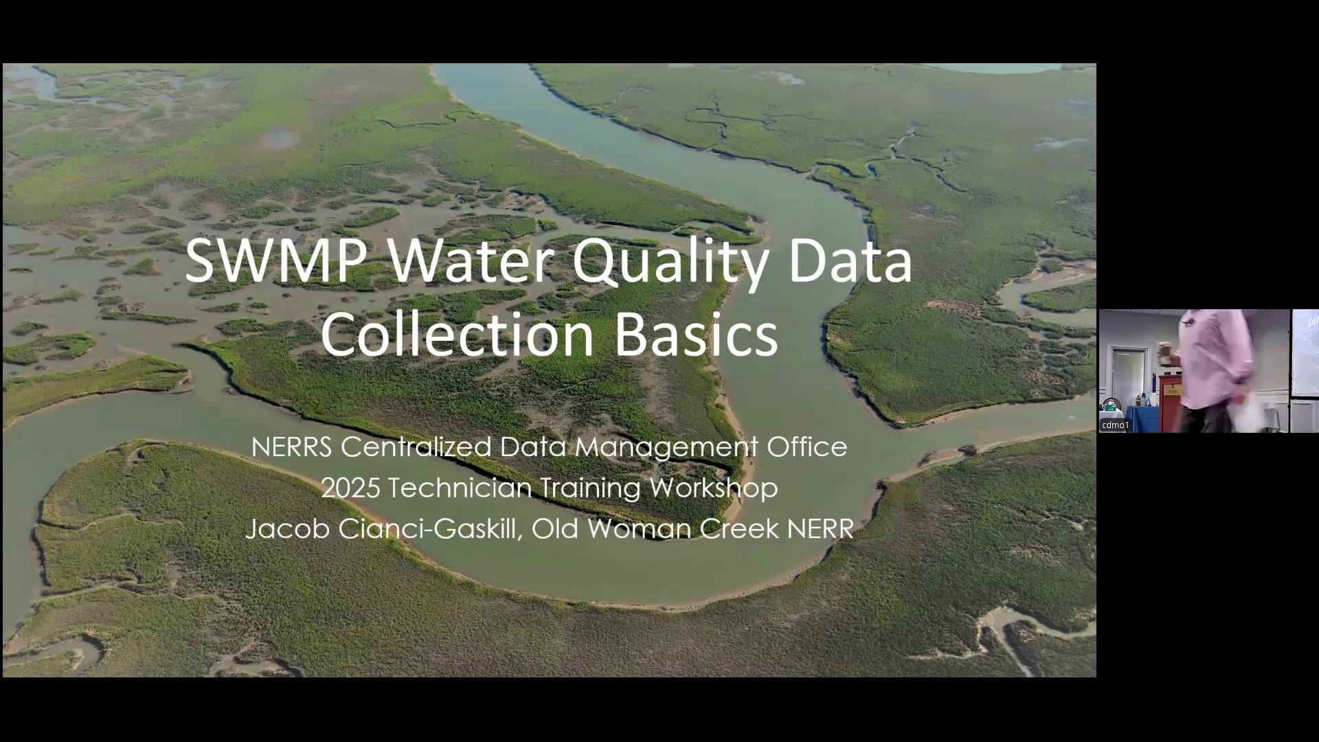 WQ SWMP Data Collection Basics - Jacob Cianci-Gaskill