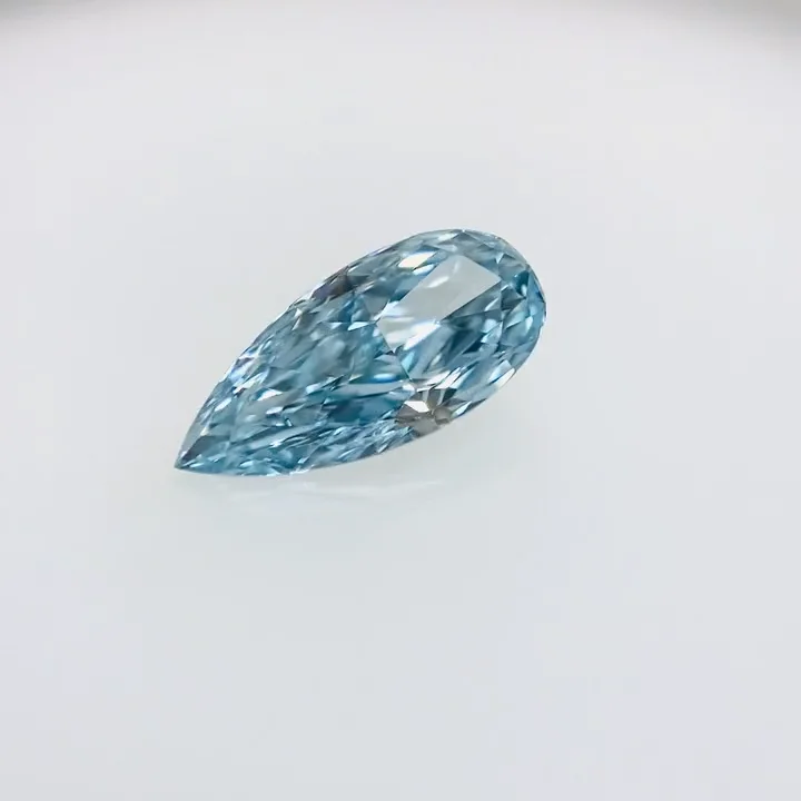 FANCY INTENSE GREENISH BLUE* UNDETERMINED* 0.51ct PS/RT3081/GIA