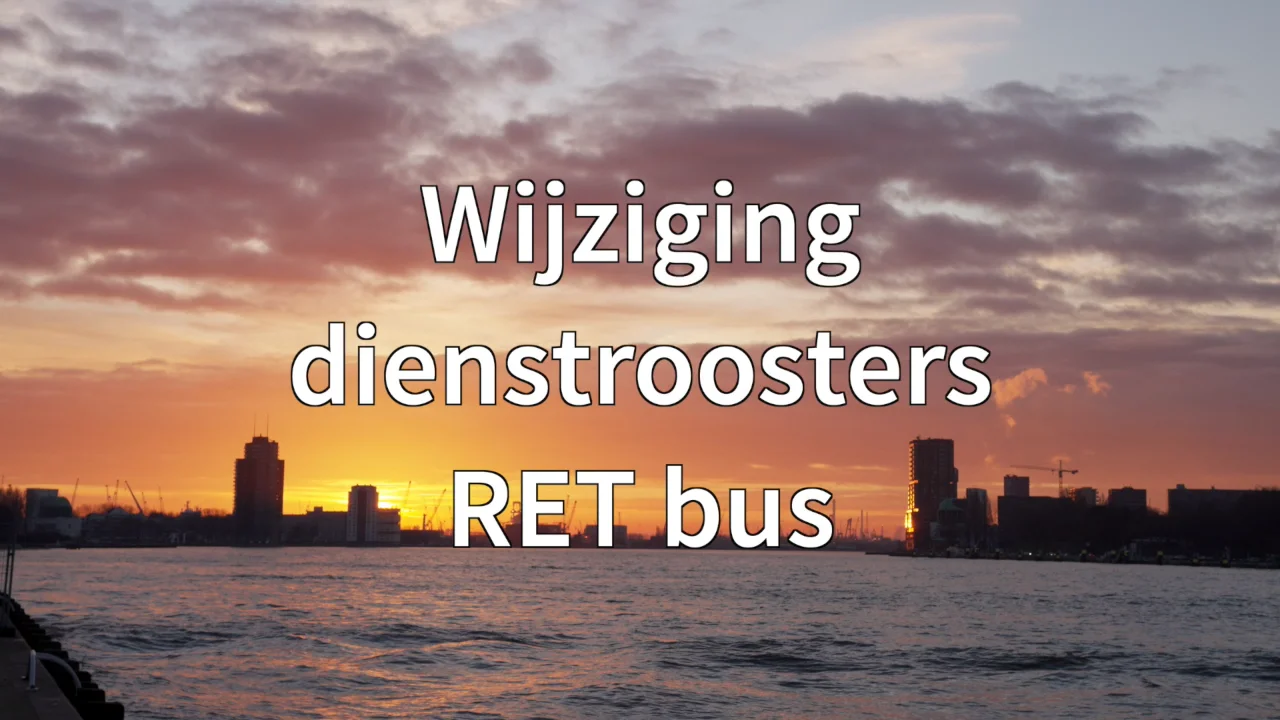 1 Nieuwe roosters RET Bus