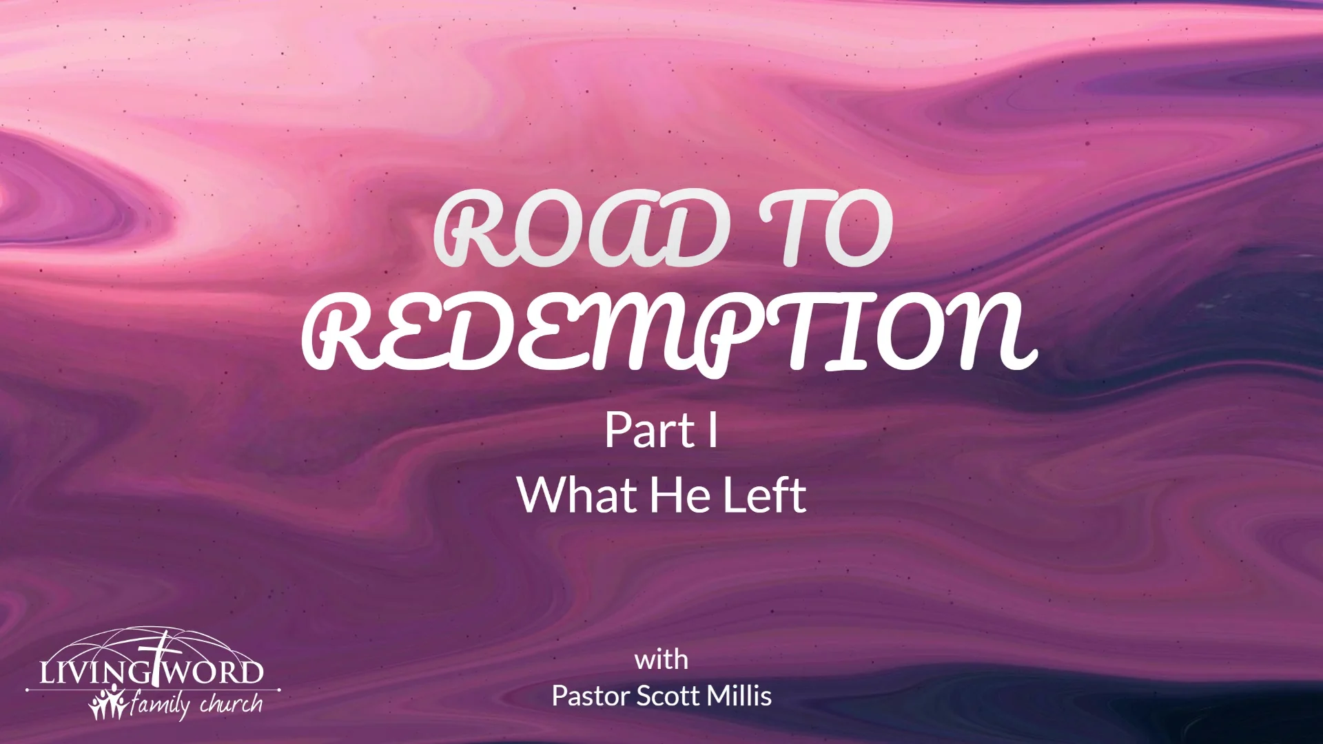 Road to Redemption part 1: What He Left