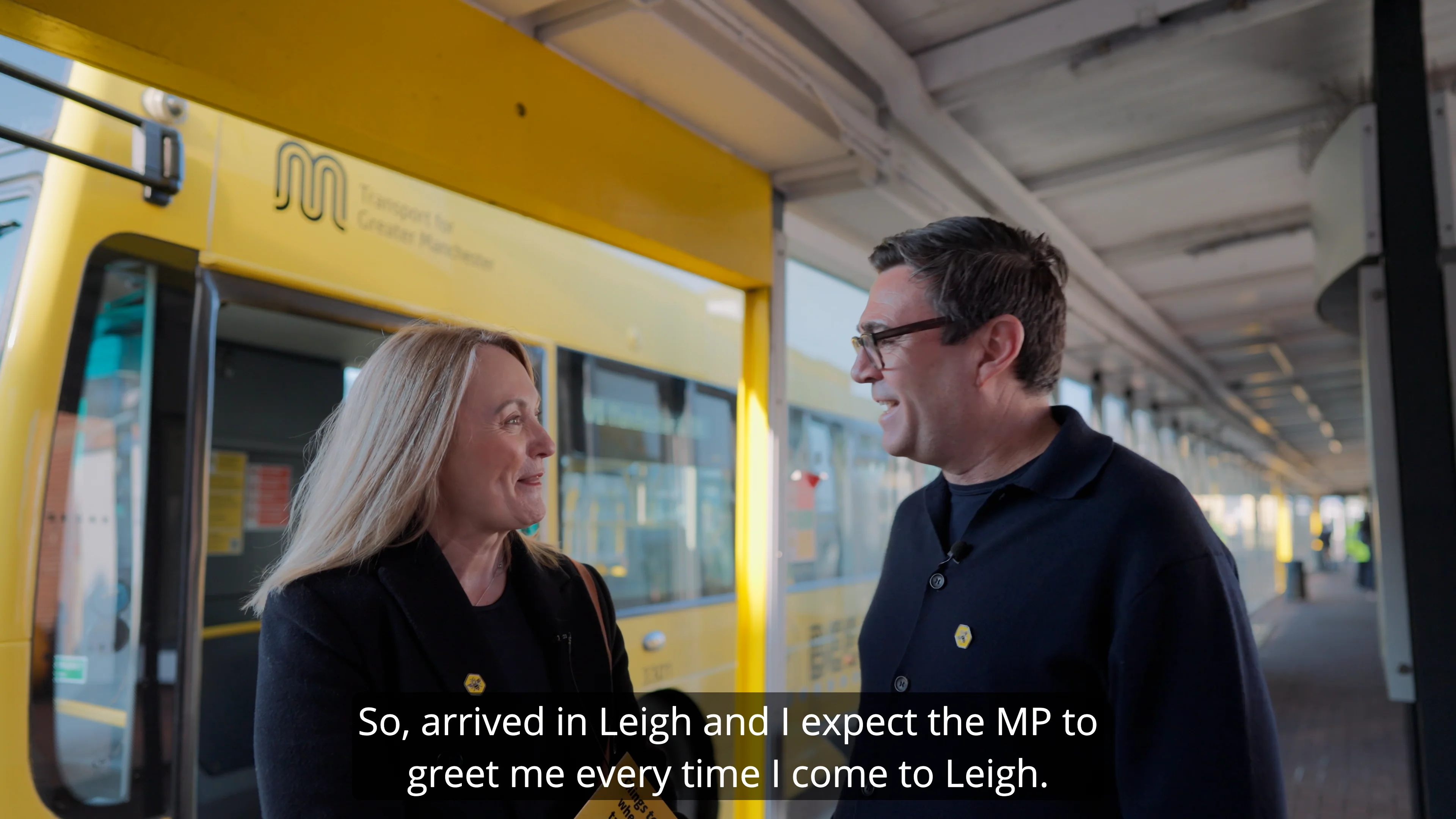 Jo and Andy with subtitles