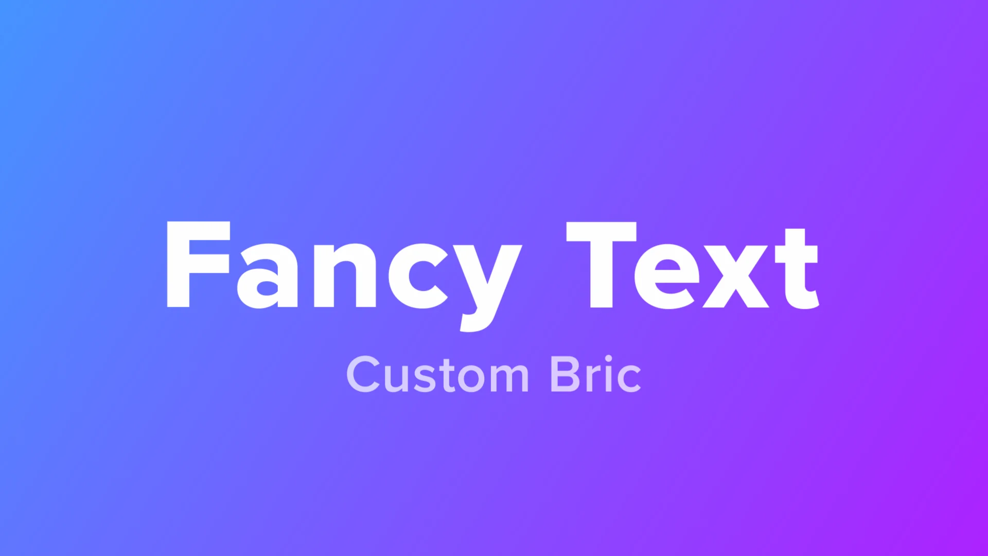 Fancy Text for Blocs Website Builder