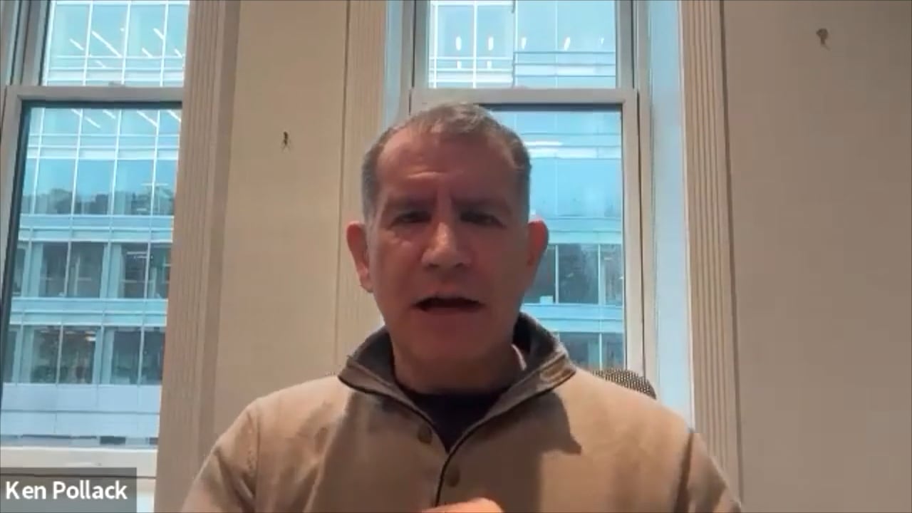 NCCMC - Syria and the Middle East with Kenneth M. Pollack on Vimeo