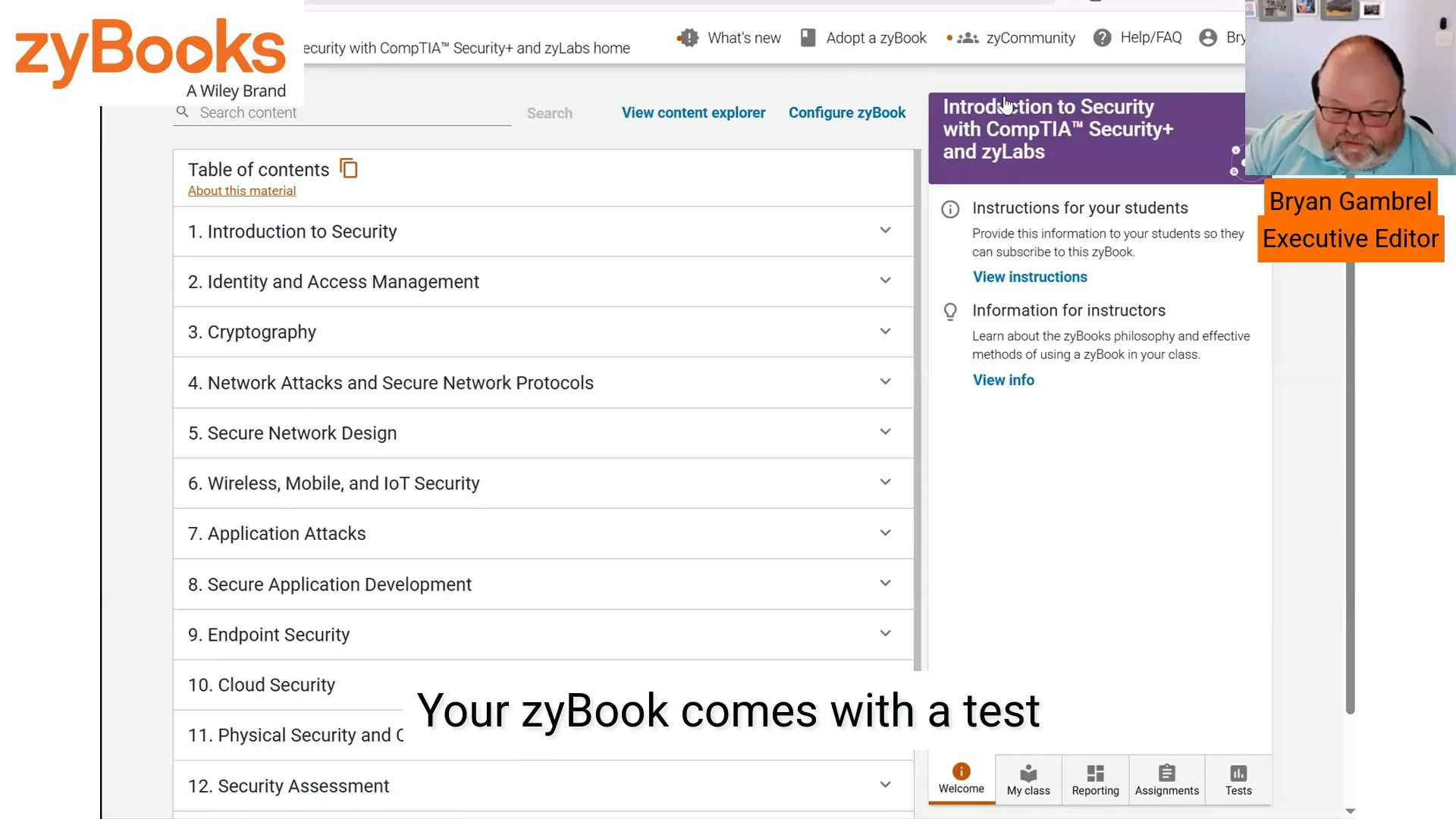 Unlocking the zyBook Test Bank