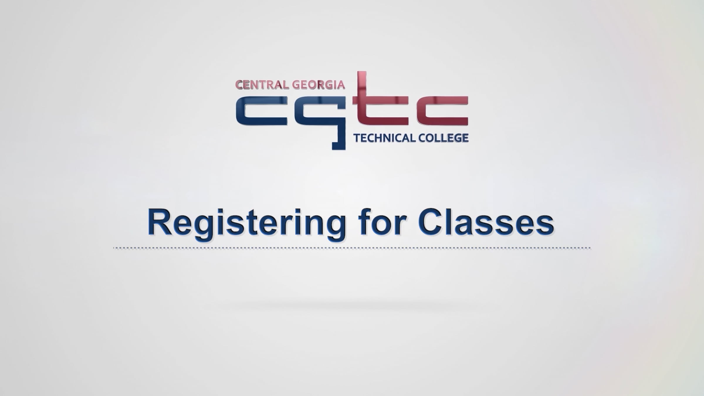 Registering for Classes