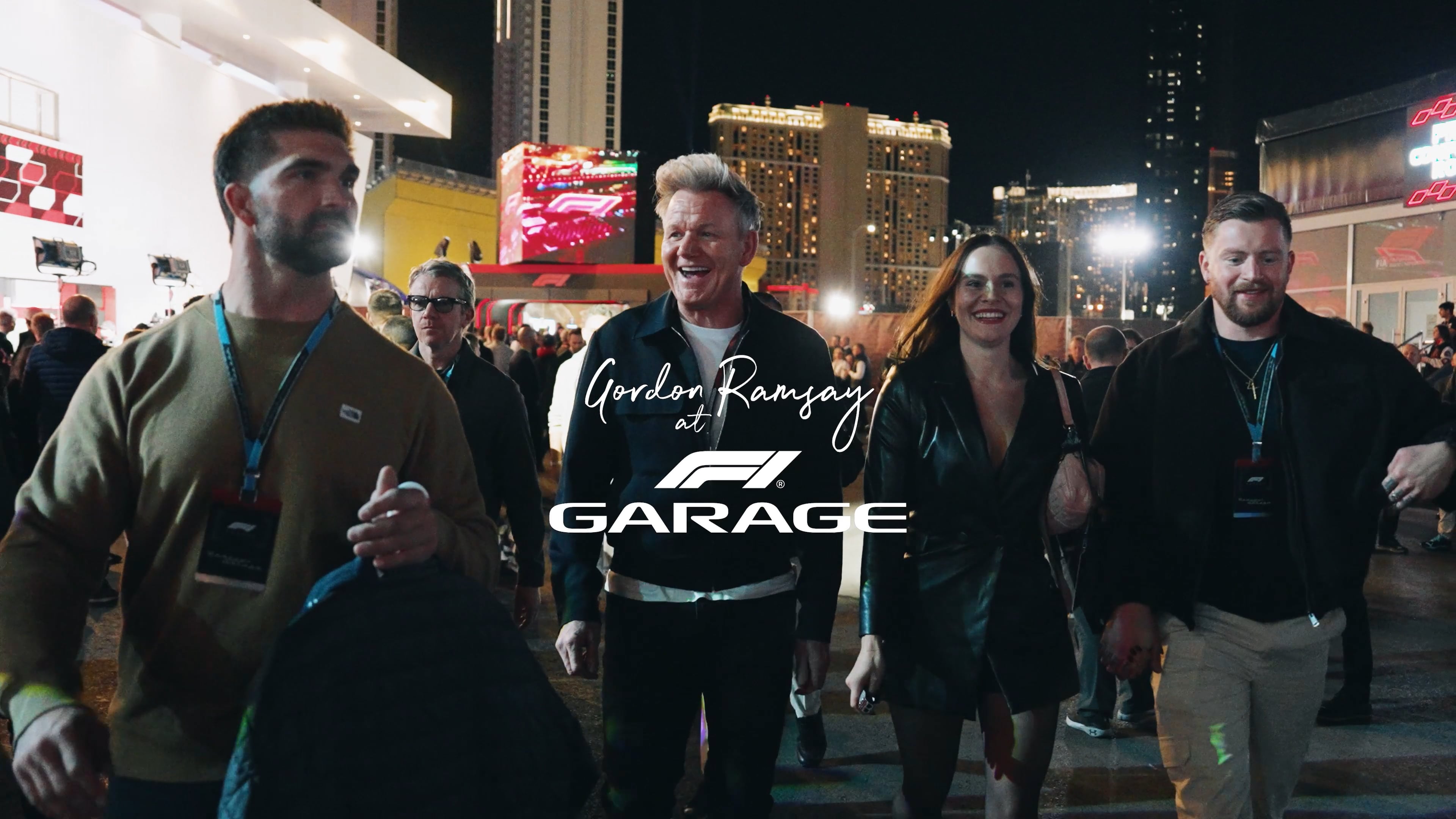 Las Vegas Grand Prix | Gordon Ramsay at F1 Garage