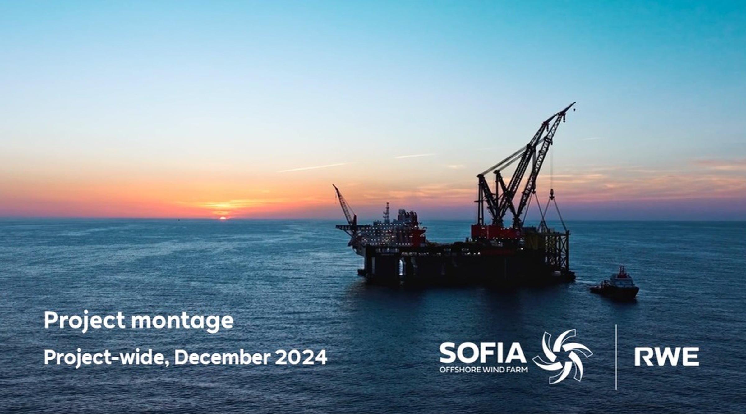 RWE Sofia Offshore Wind Farm - Project Montage December 2024 | Videos ...