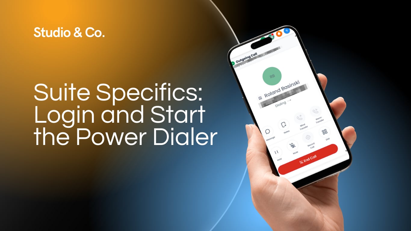 Suite Specifics: Login & Power Dial