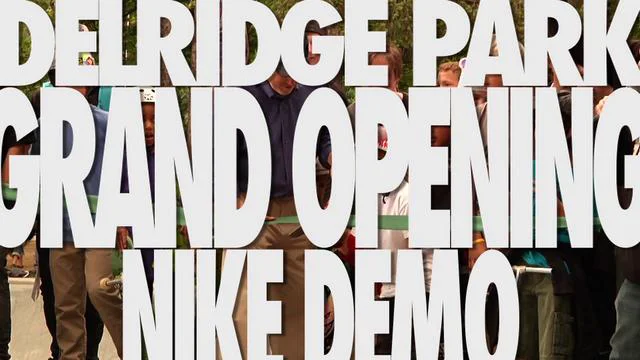DELRIDGE PARK OPENING DEMO on Vimeo