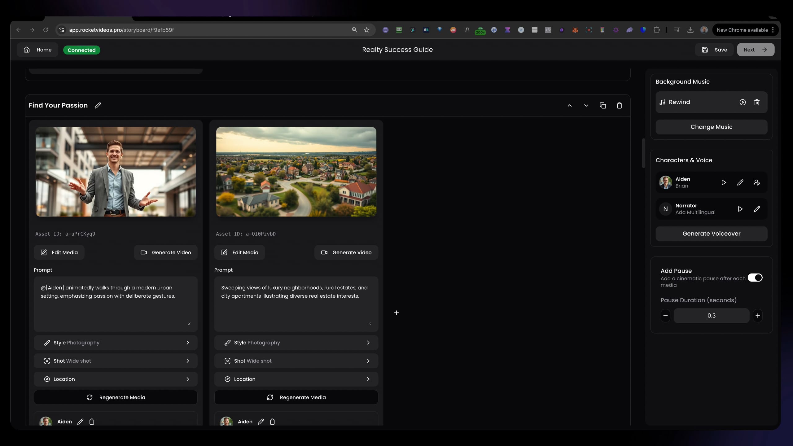 Use your own media or replace existing