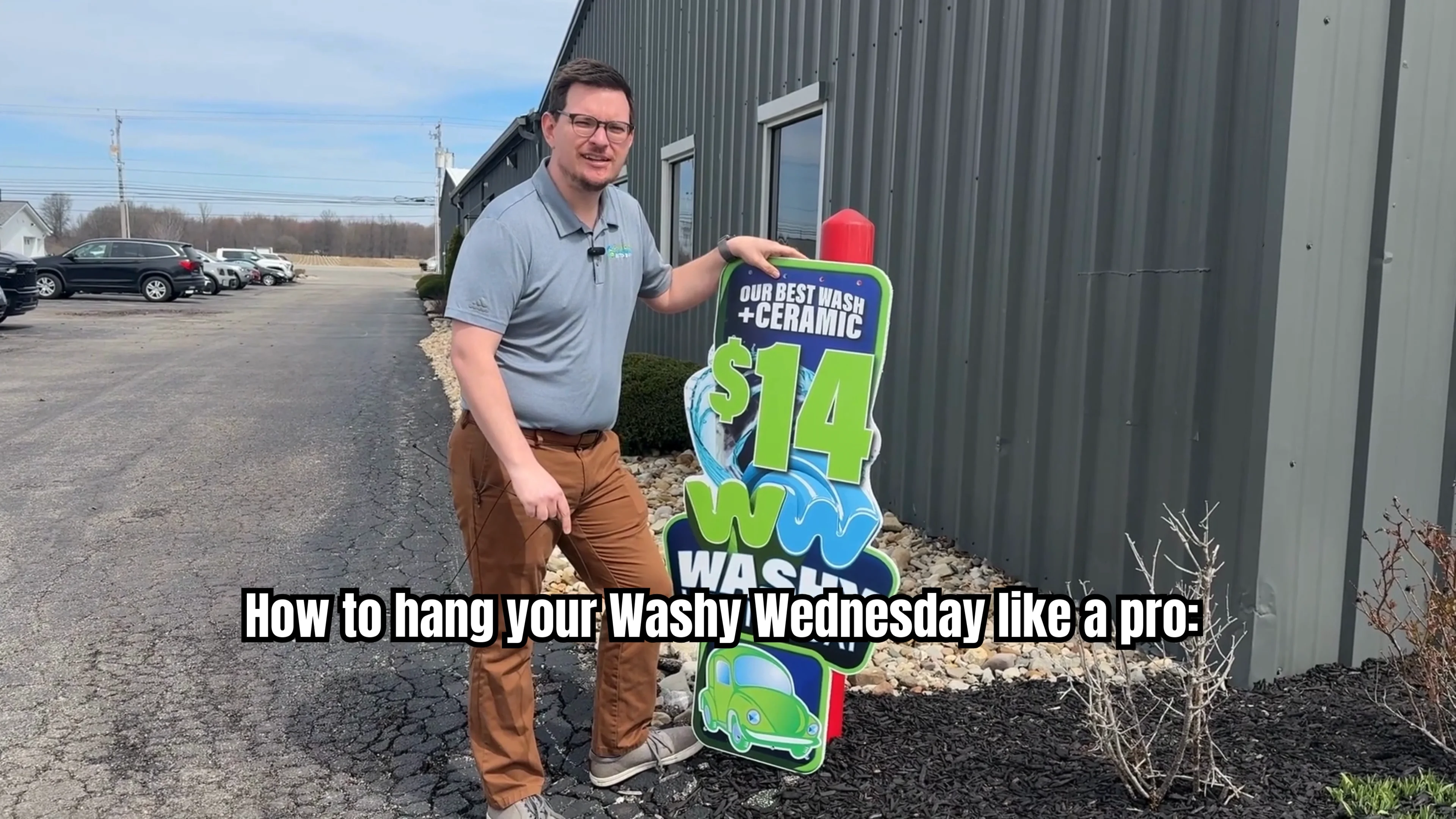 Washy Wednesday Marketing Materials