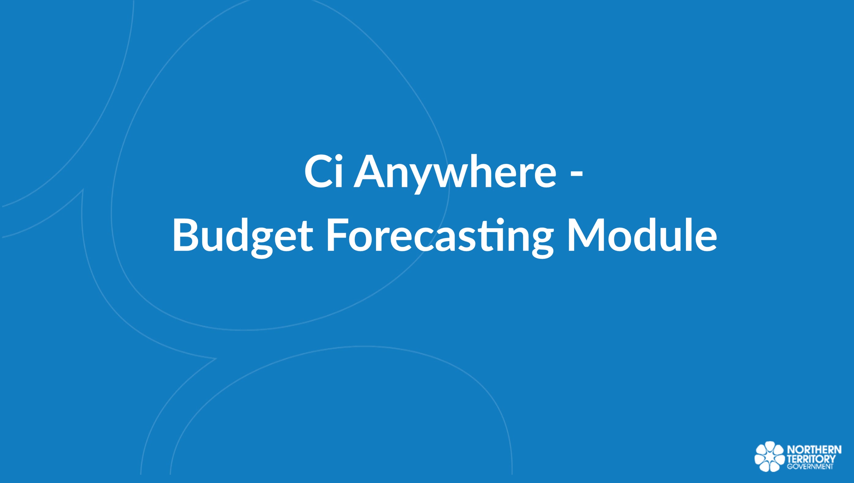 Ci Anywhere - Budget Forecasting Module (27 Mar 25)