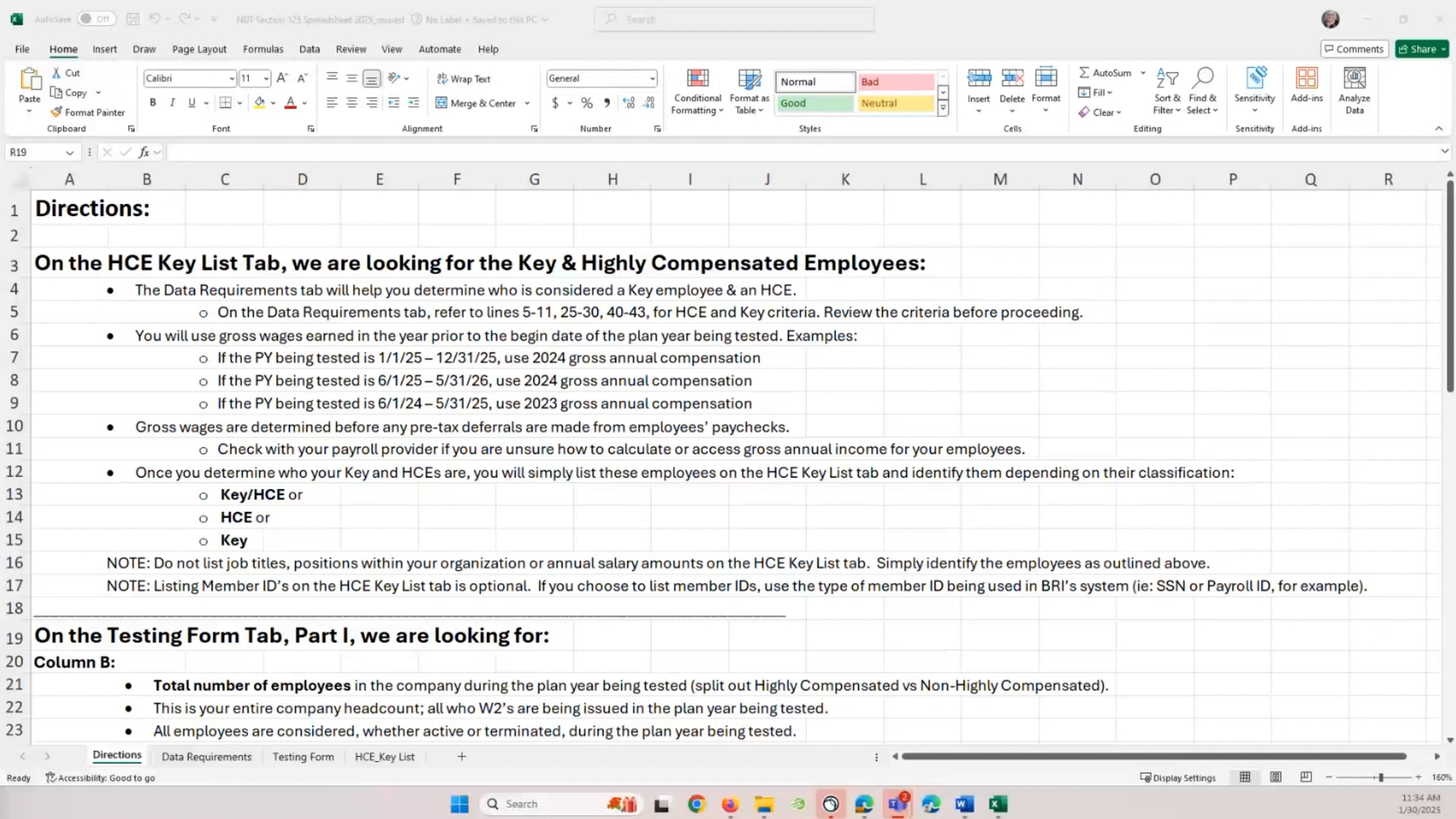 Section 125 Compliance Testing Overview