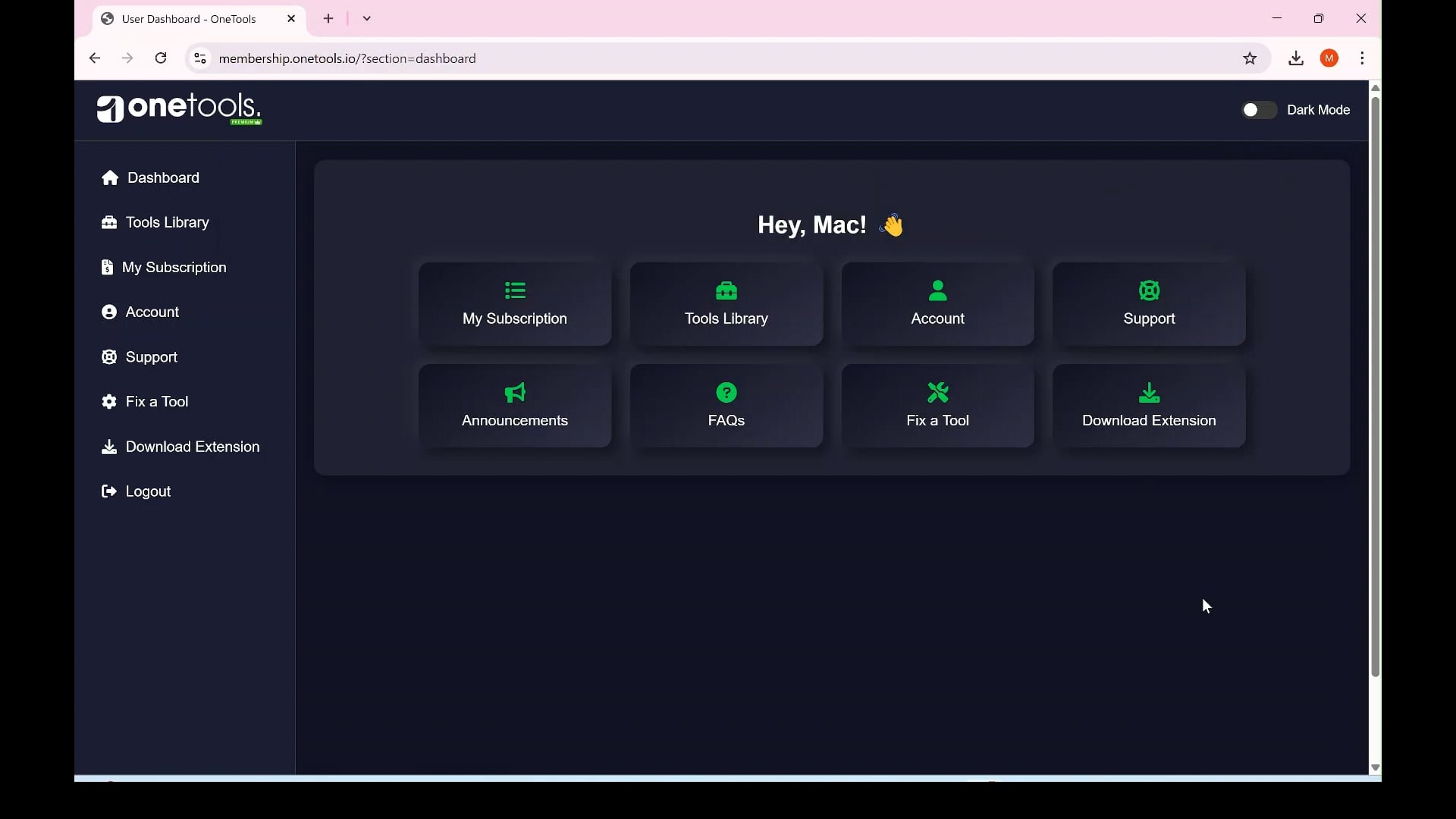 Installing Extension - OneAccess