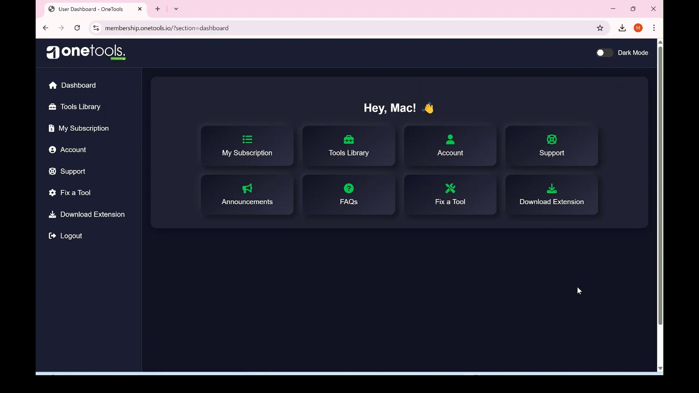 Installing Extension - OneAccess