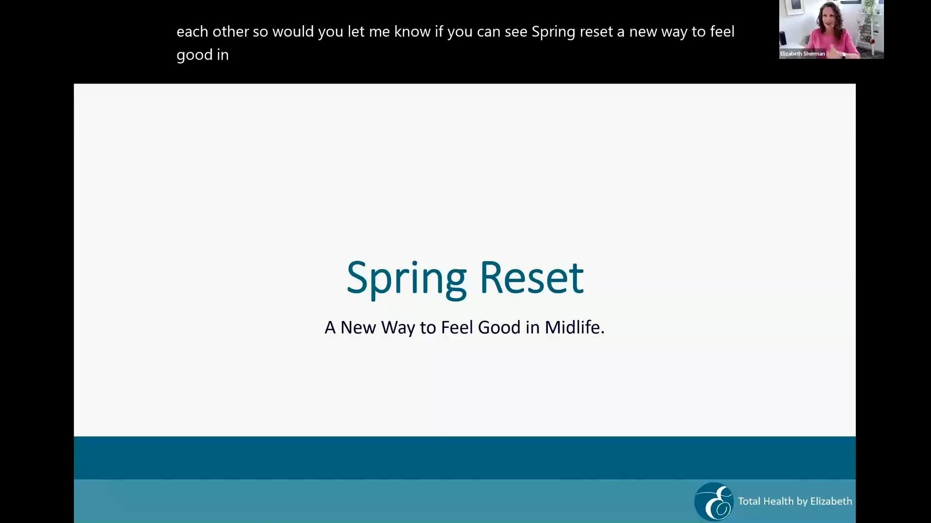 Spring Reset Workshop