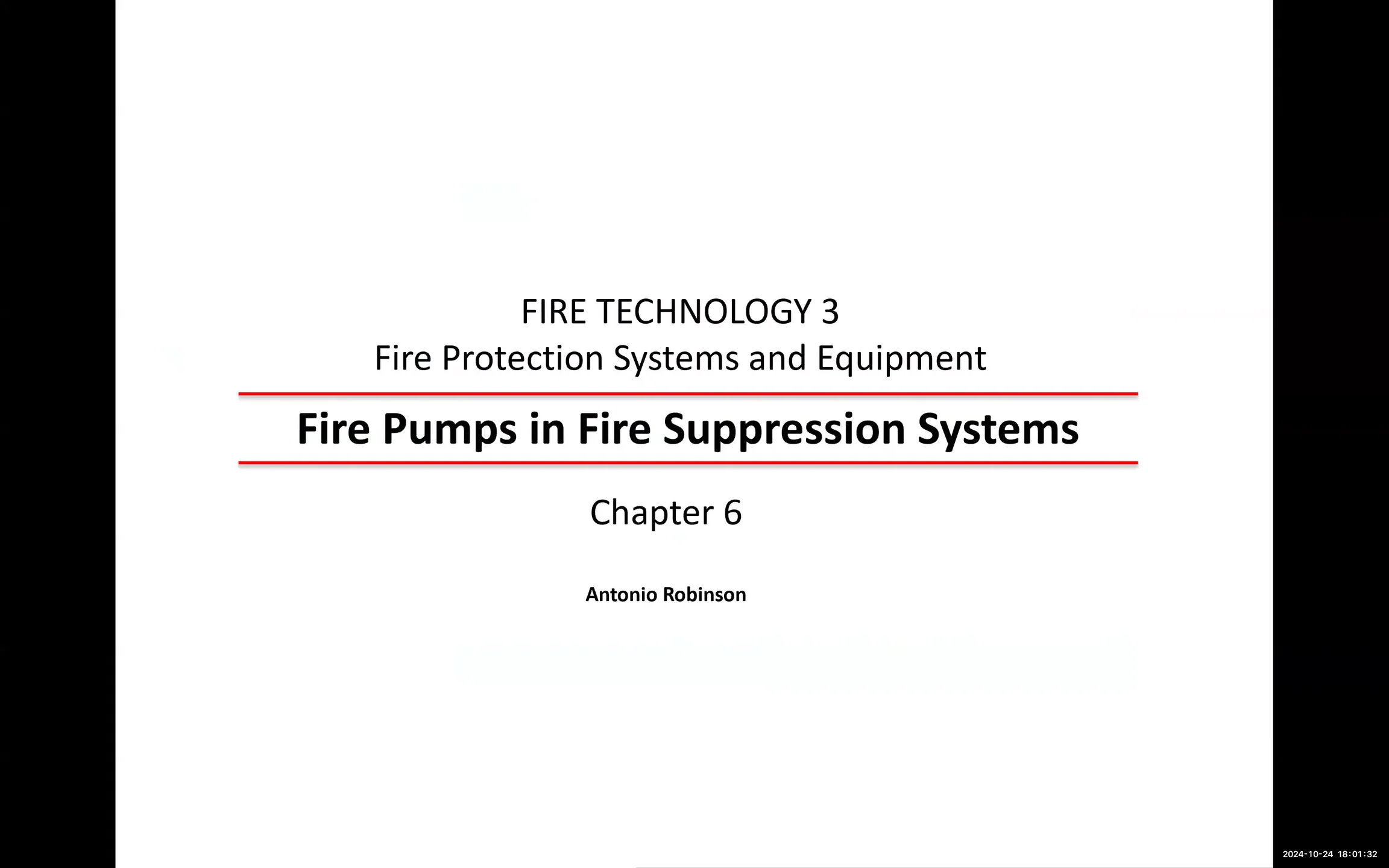 Chapter 6 - Fire Pumps
