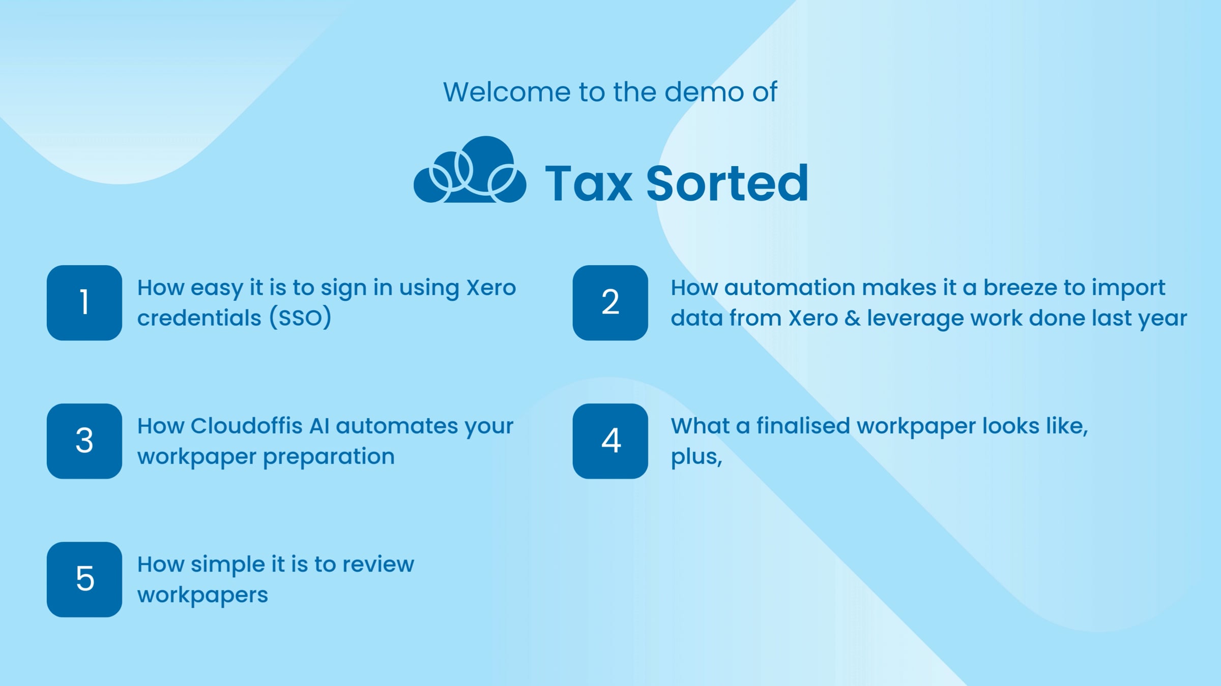 Tax Sorted Demo by Cloudoffis