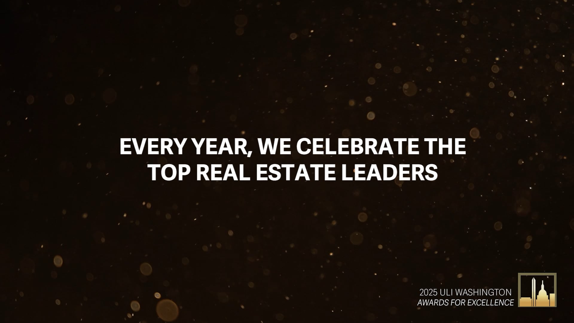 ULI Washington 2025 Awards for Excellence Teaser